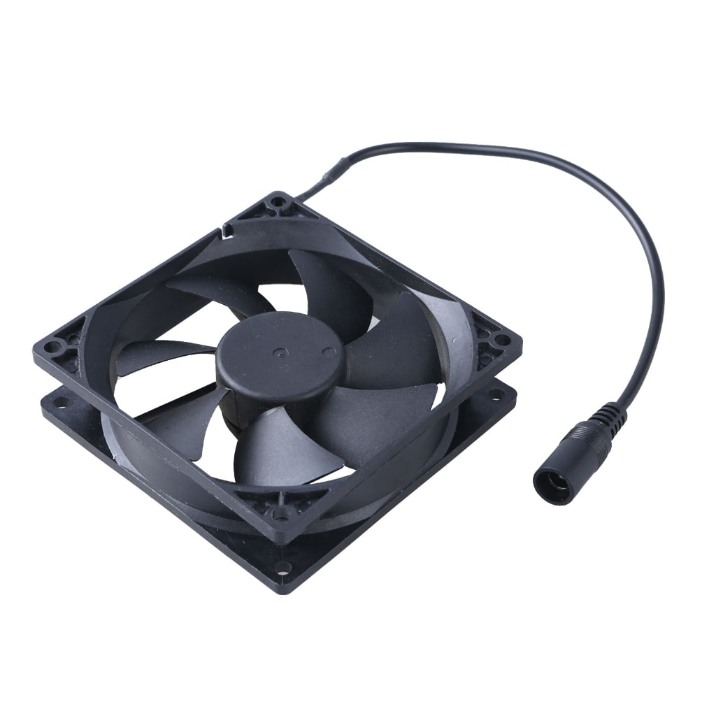 Sinyiin 9CM High Airflow Cooling Fan 90x90x25mm 2500RPM DC12V 5.5x2.1mm Connector for ...