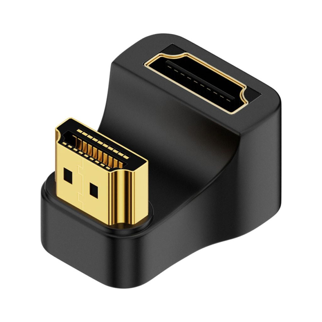 Sinyiin Adjustable HDMI-compatible Male to Female Adapter 180-Degree U ...