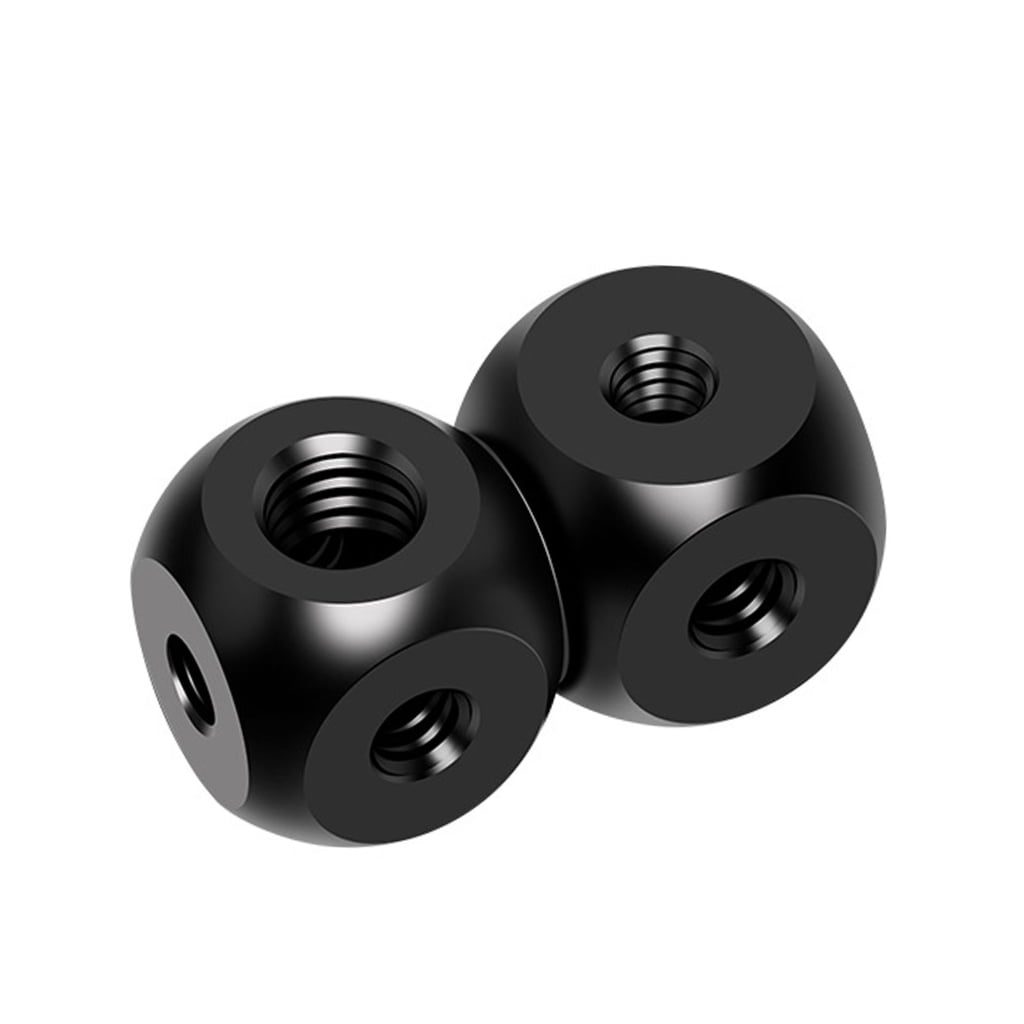Sinyiin Aluminum Camera Block Mount with 1/4 3/8 Thread Screw Hole ...