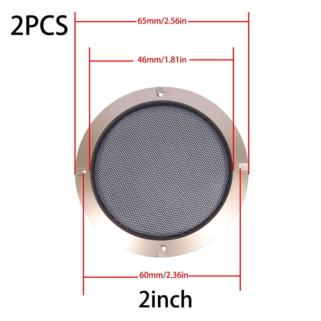 Sinyiin Audio Speaker Cover Mesh Replacement Decorative Circle Grille ...