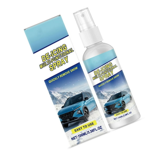 Sinyiin Auto Glass Ice Dissolver Sprayed 100ml None Abrasive Formula ...