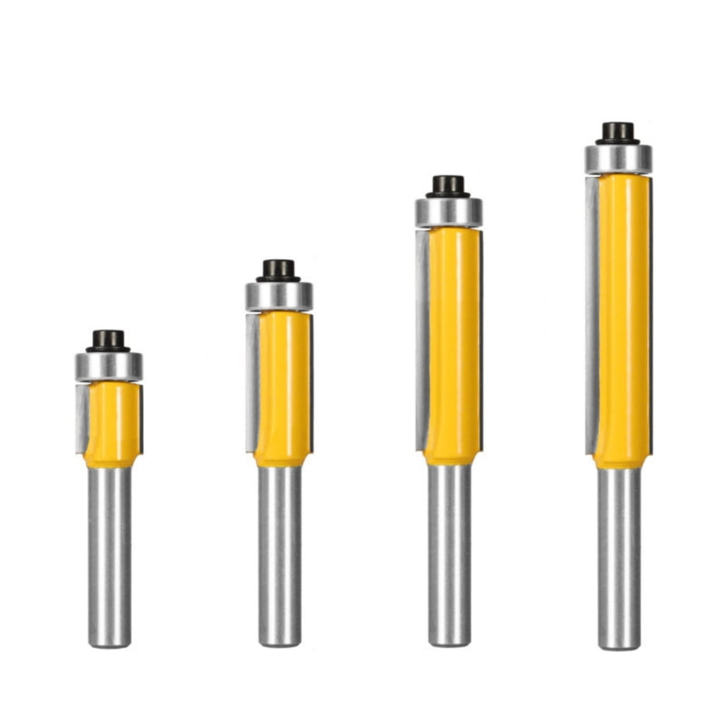 Sinyiin Ball Bearing Flush Trim Router Bit Set 8mm Shaft For ...