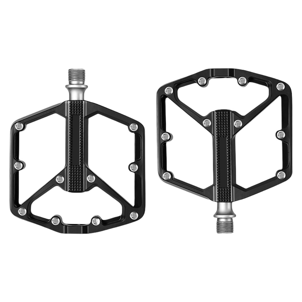 Sinyiin Bike Pedals Professional Mountain and Road Bike Flat Pedal with ...