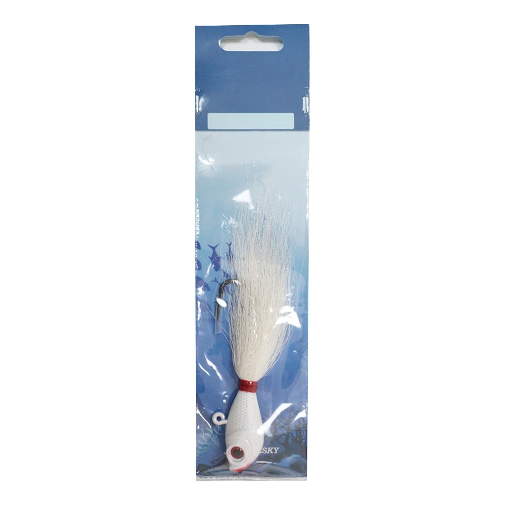 Sinyiin Bucktail Lures Surf Fishing Lures Baits Bucktail Jig for ...