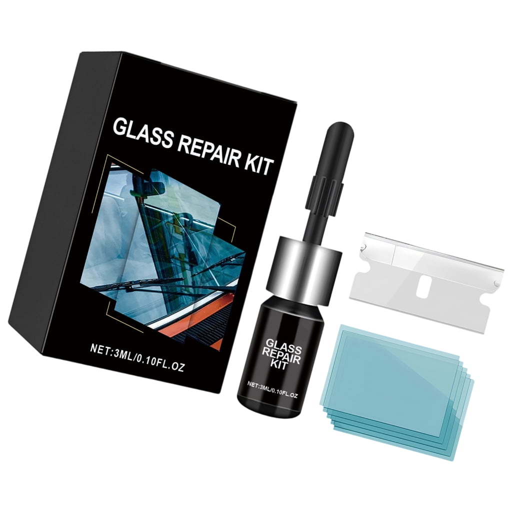 Sinyiin Car Glass Scratch Repair Fluid Agent Car Windshield Cracked Repair Tool 3ml - Walmart.com