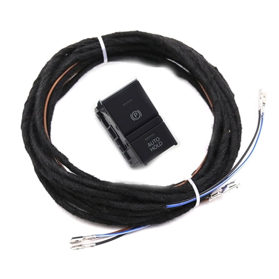 Sinyiin Car Parking Brake Auto Hold Control Switches Button with Cable ...