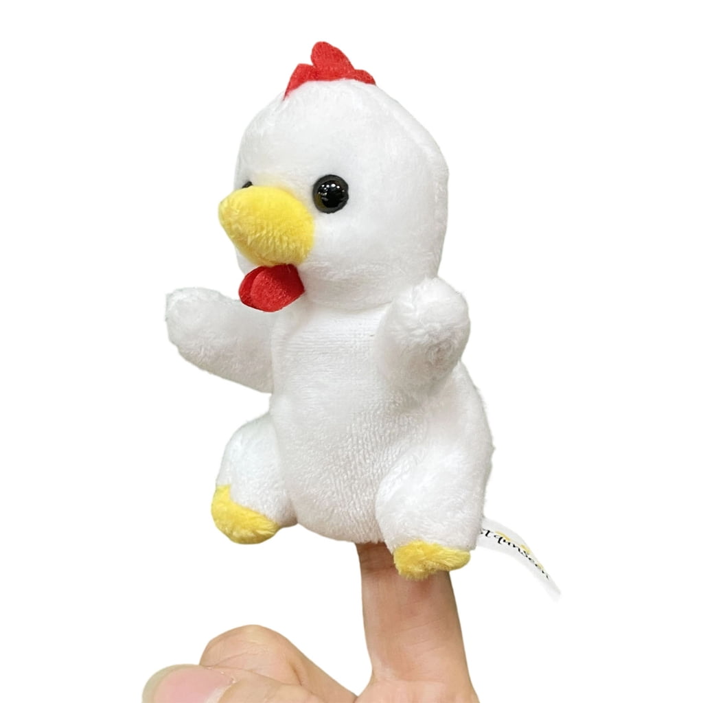 Sinyiin Cartoon Animal Finger Puppet Soft Plush Toy For Family Bonding ...