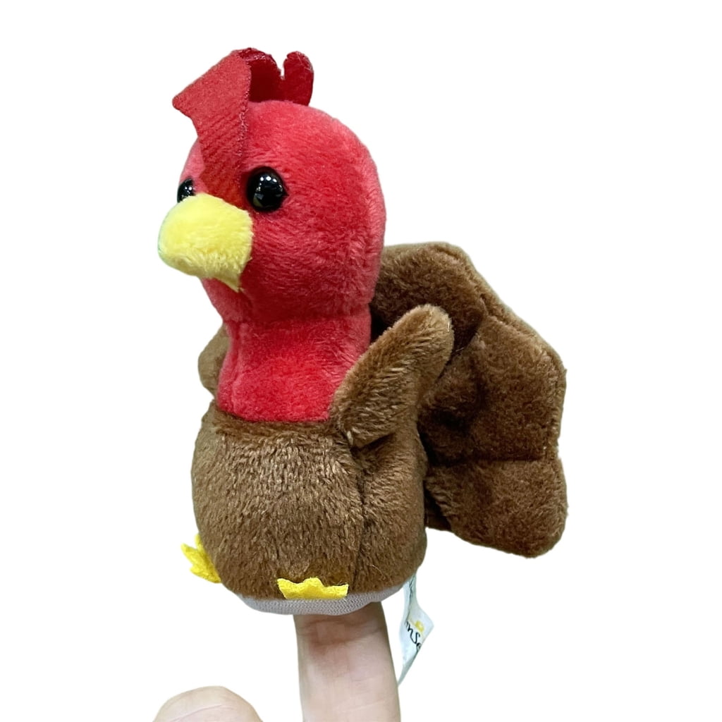 Sinyiin Cartoon Animal Finger Puppet Soft Plush Toy For Family Bonding ...