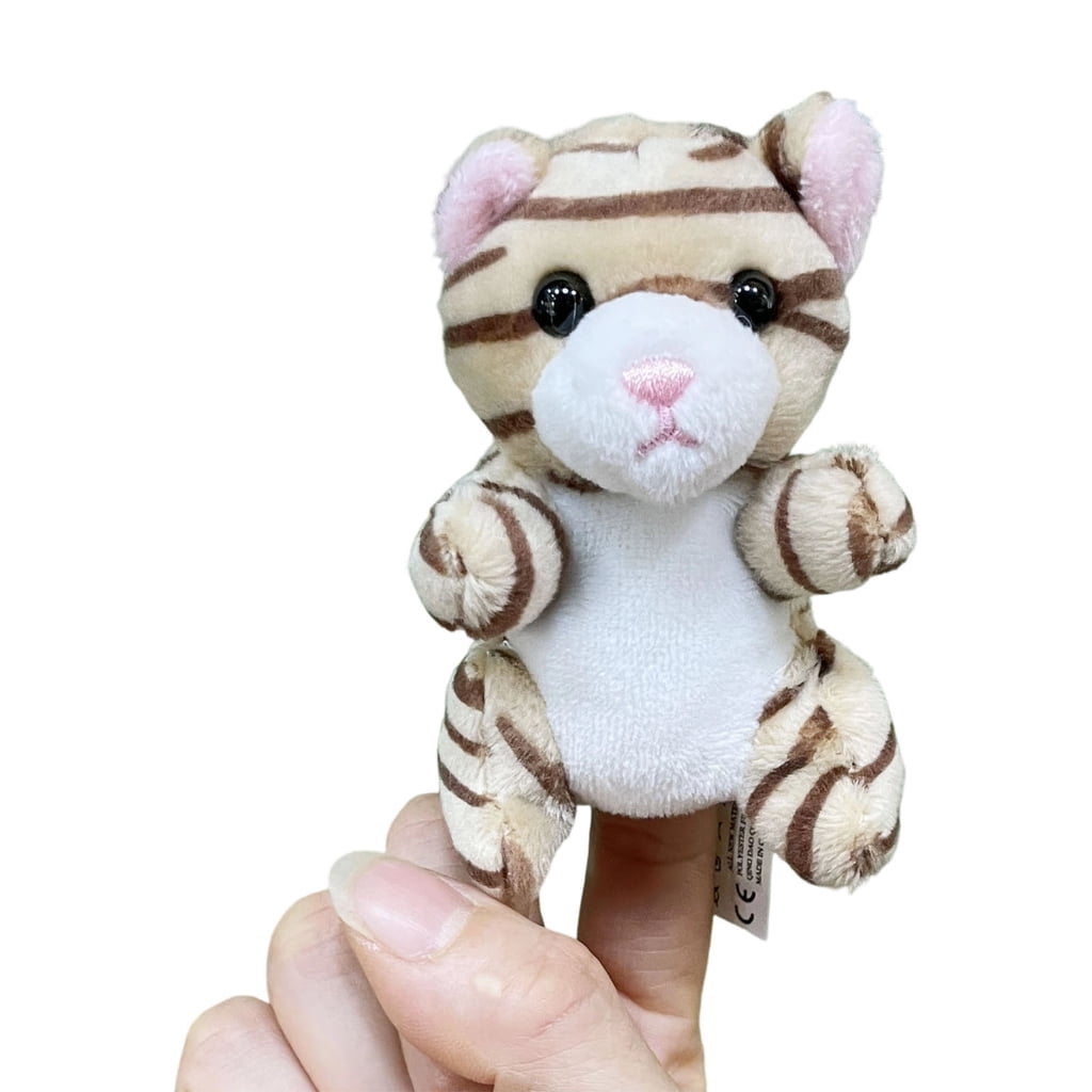 Sinyiin Cartoon Animal Finger Puppet Soft Plush Toy For Family Bonding ...