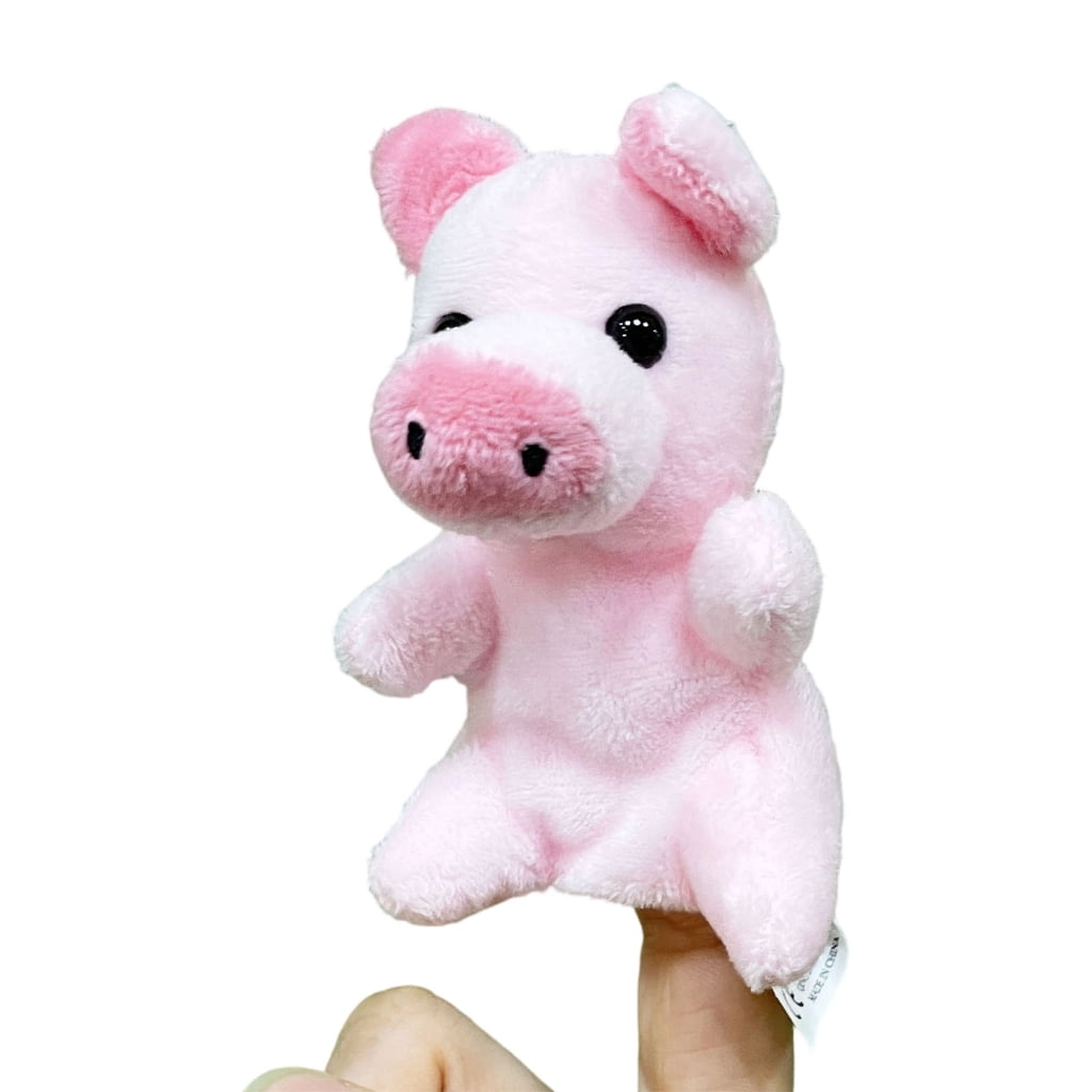 Sinyiin Cartoon Animal Finger Puppet Soft Plush Toy For Family Bonding ...