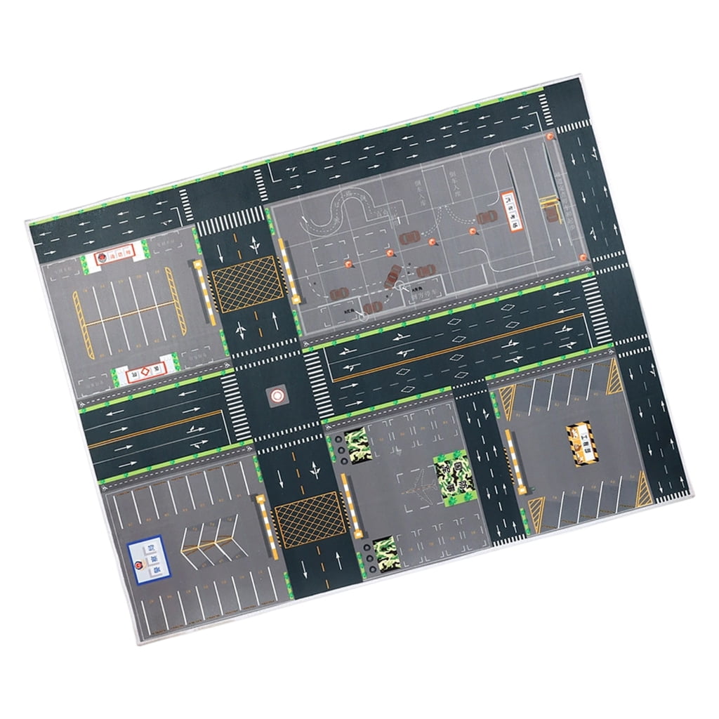 Sinyiin Children City Traffic Play Mat Toy Educational Roadmaps Carpet ...