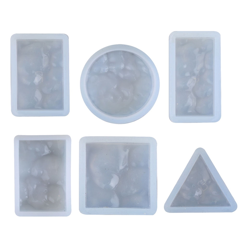 Sinyiin Clear Shiny Water Ripple Keychain Silicone Mold for Valentine ...