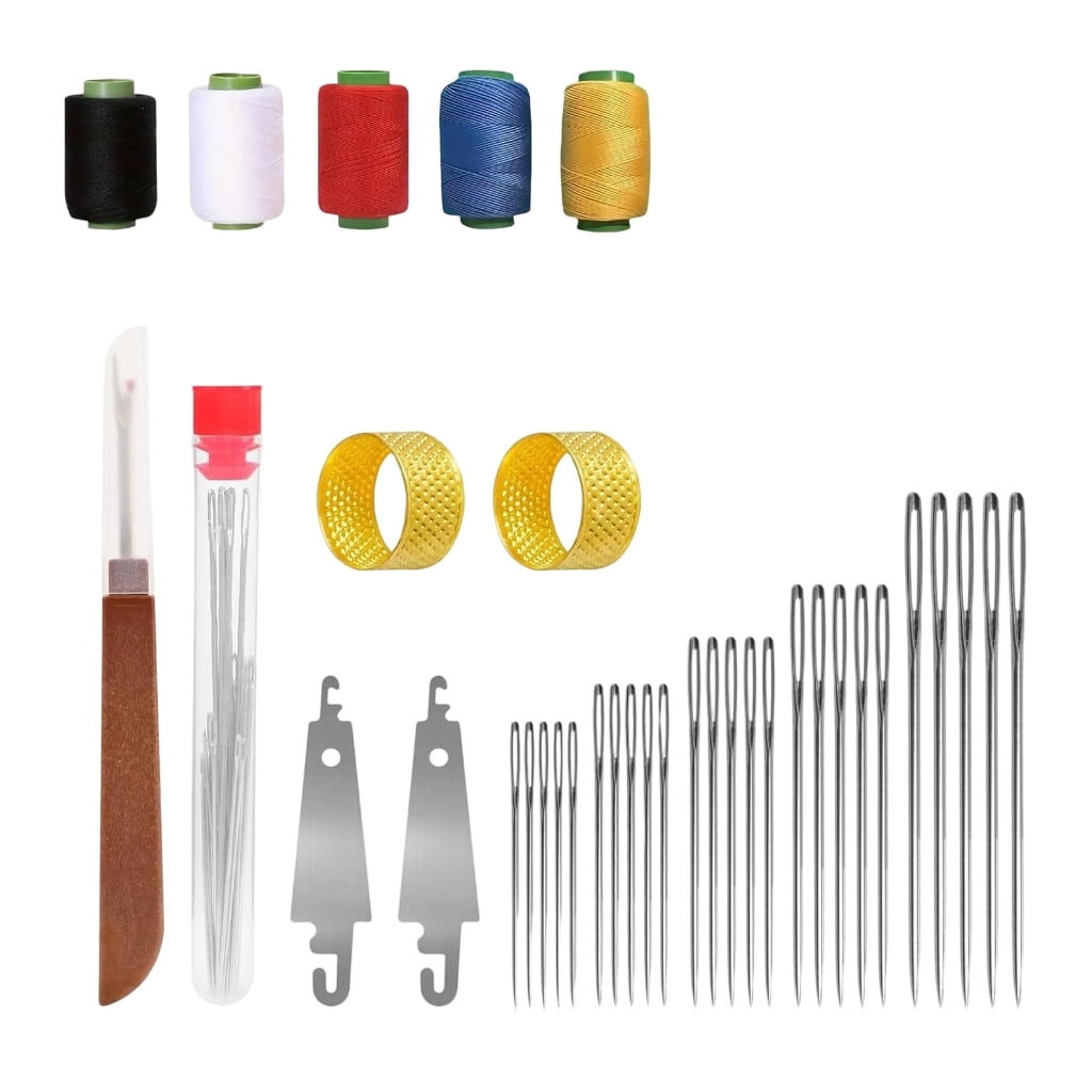 Sinyiin Compact Sewing Kits Included 5 Types Needle and Accessible for ...