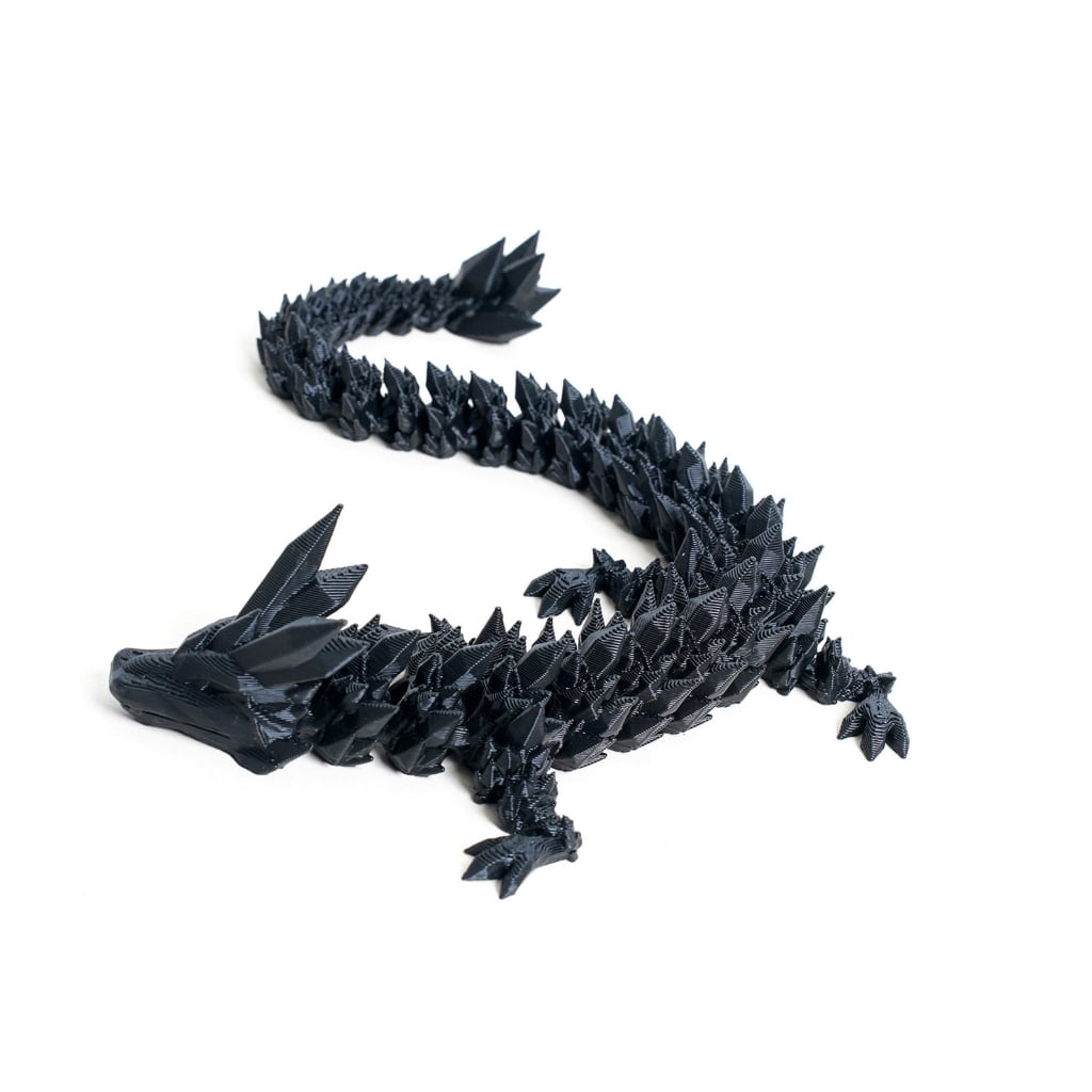 Sinyiin Creative 3D Printed Dragon Collectible Bright Color Plastic ...