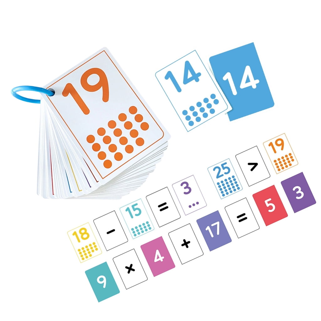 Sinyiin Creative Math Learning Cards Students Interactive Focused ...