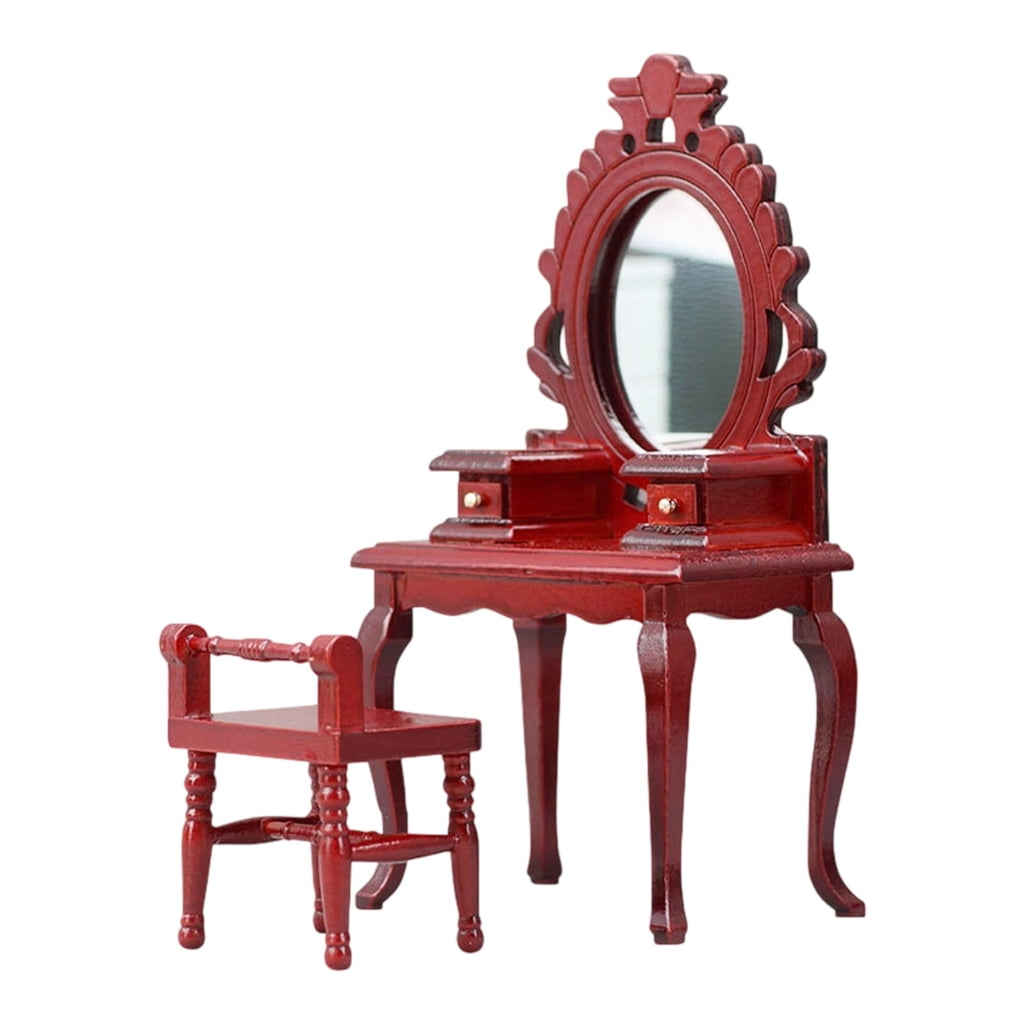 Sinyiin Detailed 1/12 Scale Wooden Model Furniture Dresser Bedroom ...
