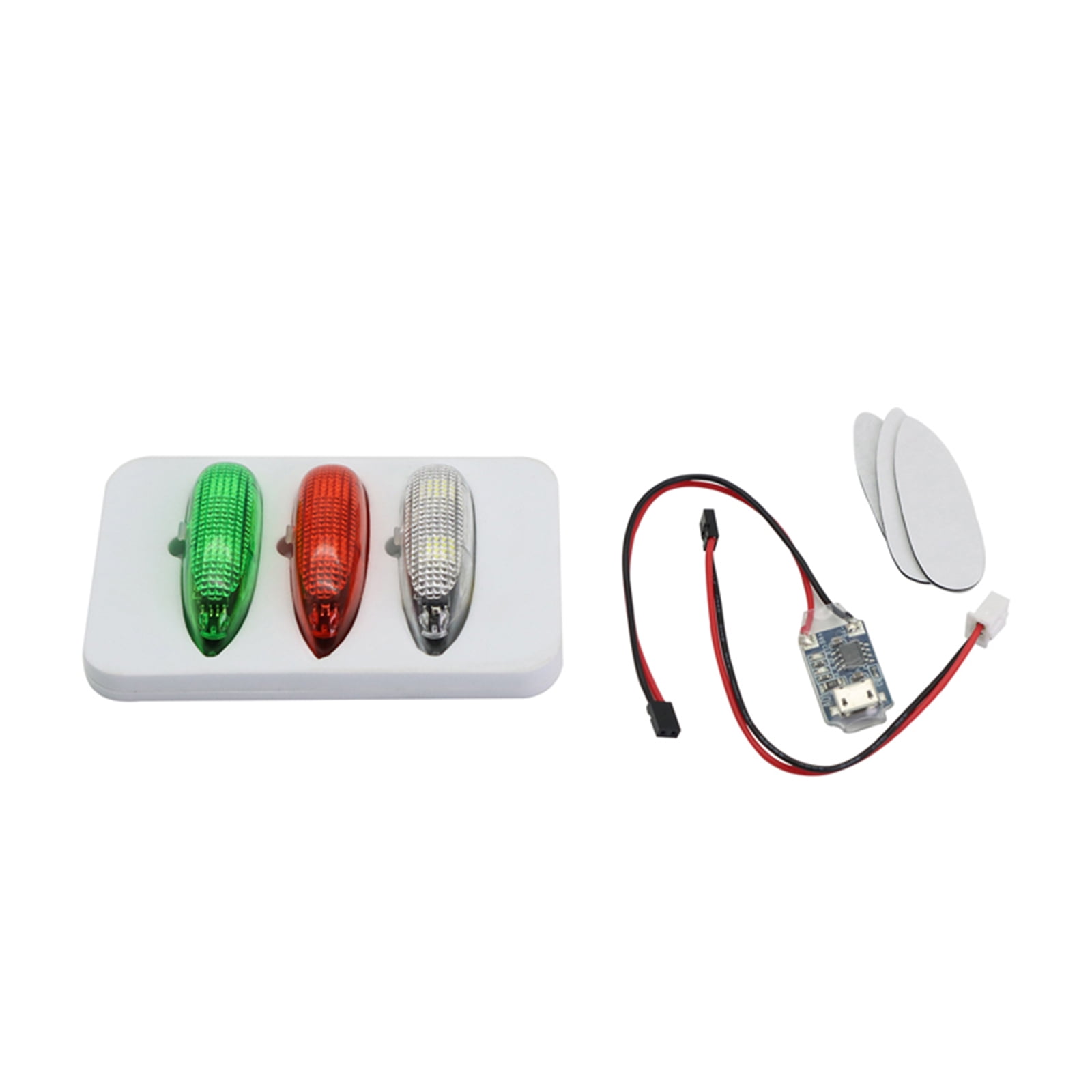 Sinyiin Drone Strobe Light RC Plane LED Lamp Kit Rechargeable Flashing Lights Super Bright ...
