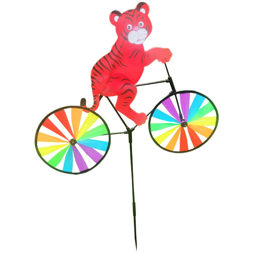 Sinyiin Dynamic Animal Theme Wind Spinners Outdoor Toy 3D Visual Effect ...