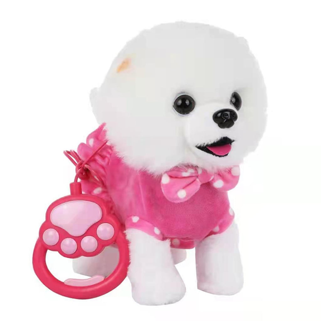 Sinyiin Electric Singing Dog Toy Walking Animal with Leash Rope Talking ...
