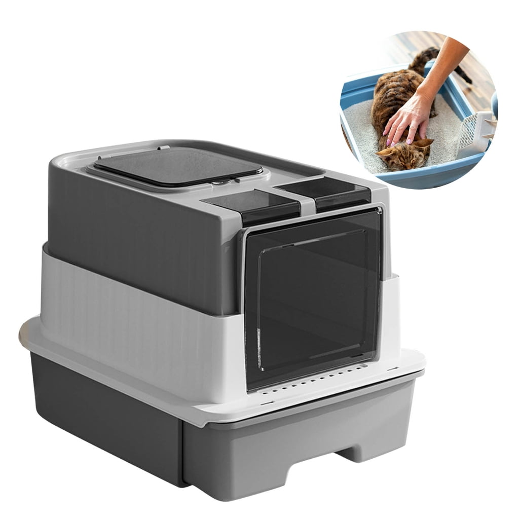 Sinyiin Enclosed Double Space Puss Toilet With Detachable Base Odor ...
