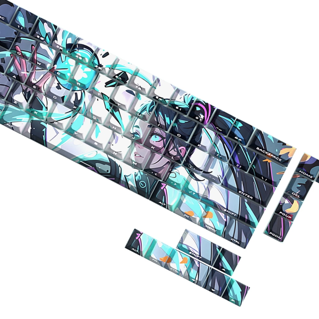 Sinyiin Ergonomic Keycaps Mechanical Keyboards PBT Keycaps for 61 67 68 ...