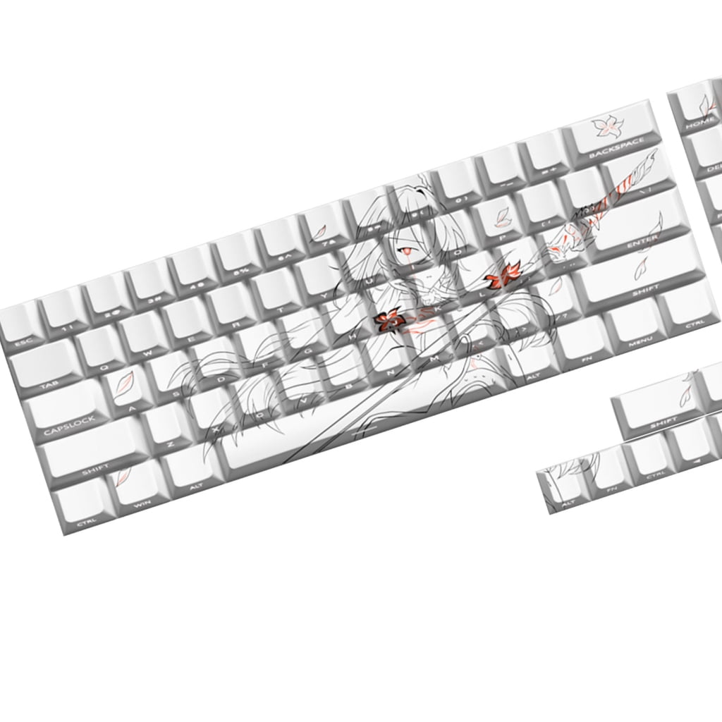 Sinyiin Ergonomic Keycaps Mechanical Keyboards PBT Keycaps for 61 67 68 ...