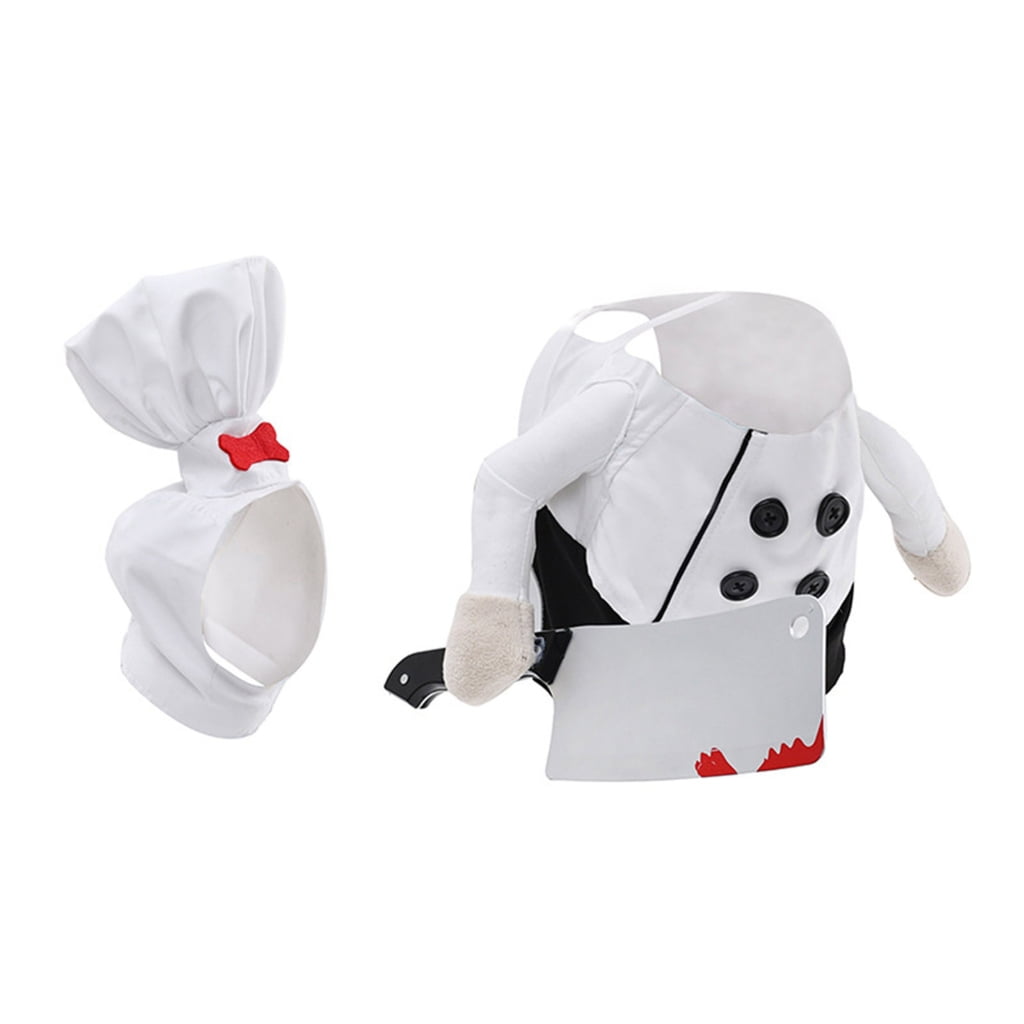 Sinyiin Festival Pet Cook Outfit With Cutter Easy To Wear - Walmart.com