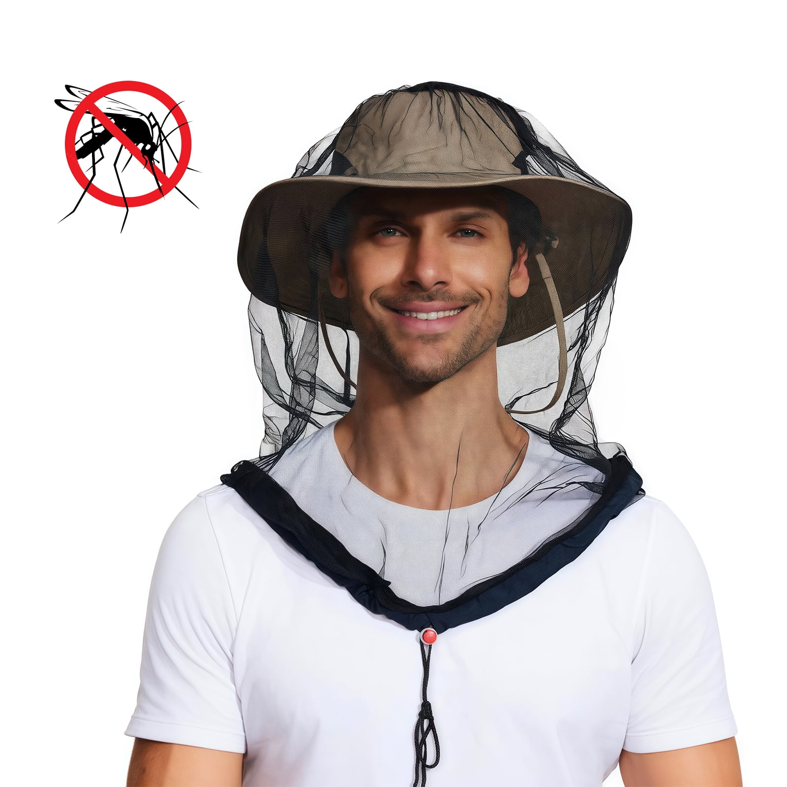 Sinyiin Fishing Face Mask Hood for Camping Gardening Mosquitoes Head ...