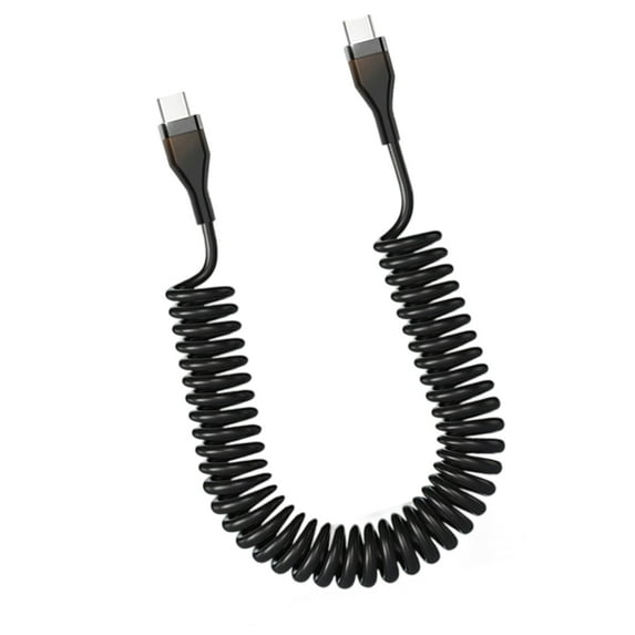 Sinyiin Flexible Spring Loaded 1M USB C Cord Line 120W Super Fast ...
