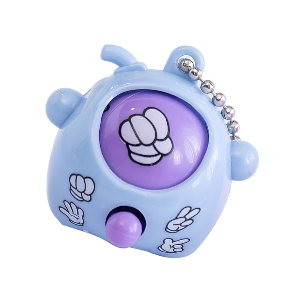 Sinyiin Fun Rock Paper Scissor Capsule Toy Surprise Eggs Keychain Toy ...