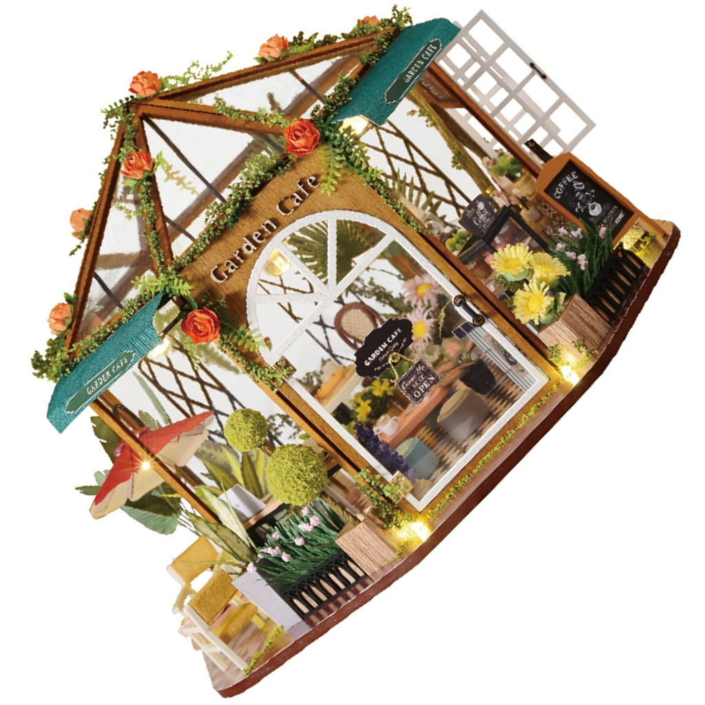 Sinyiin Garden Coffee House Kits Architectural Model Building Set ...