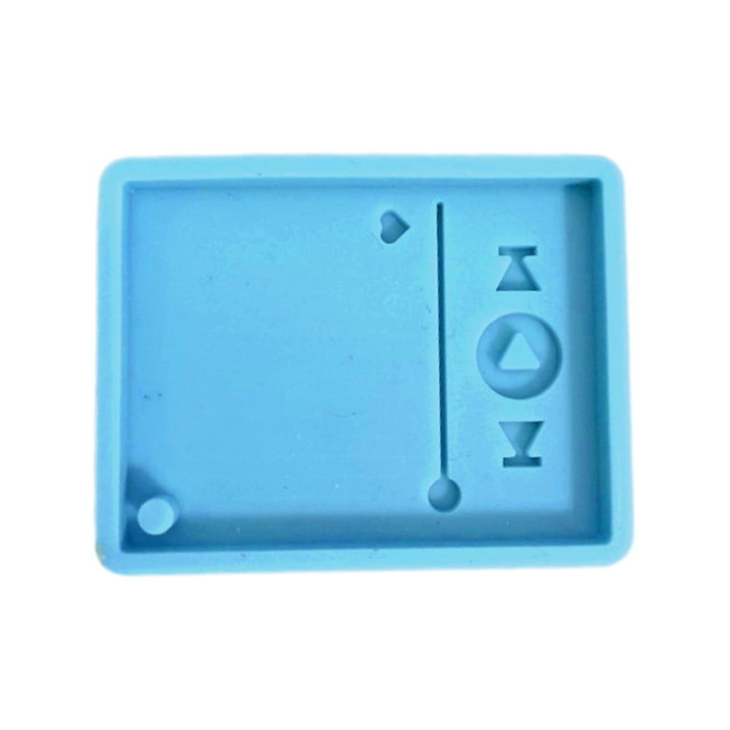 Sinyiin Glossy Resin Player Mold DIY Crafts Polymer Clay Mold Epoxy ...