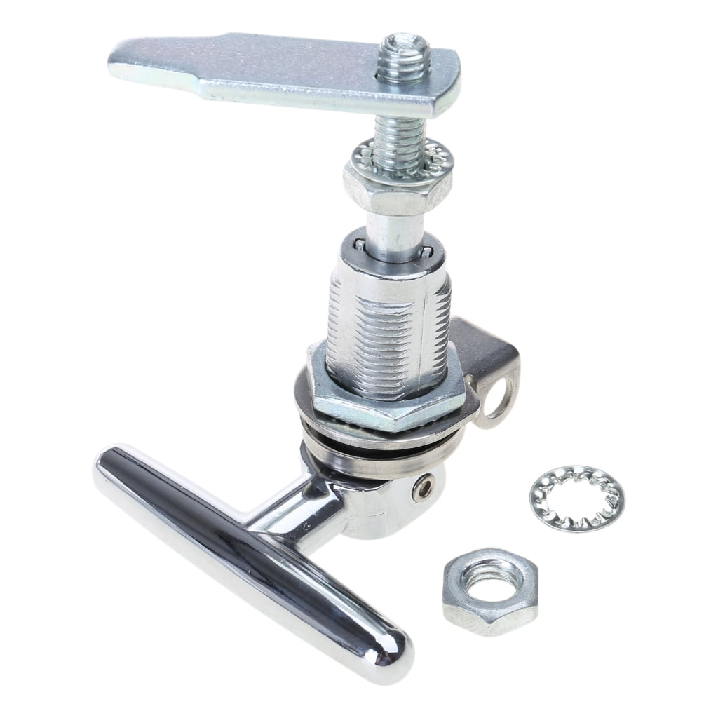 Sinyiin Heavy Duty Foldable T Handle Draw Latchs Lock Secure Adjustable ...