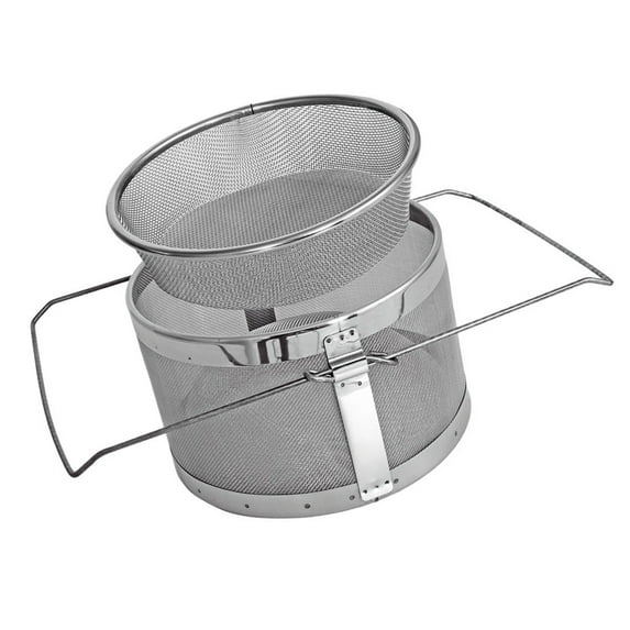 Sinyiin Heavy Duty Honeys Filter Double Layer Stainless Steel Strainer ...