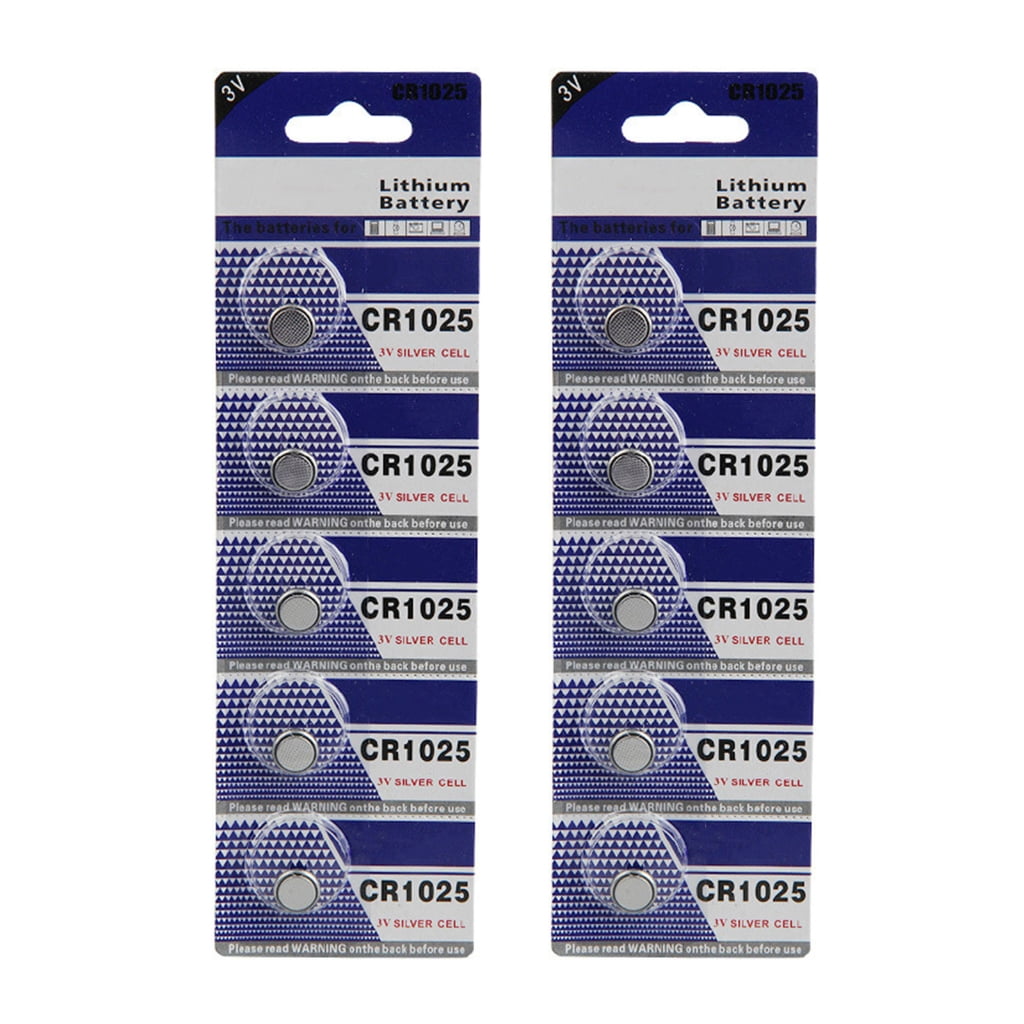 Sinyiin Highly Capacity Button Batteries CR1025 3V Lithium Battery for ...