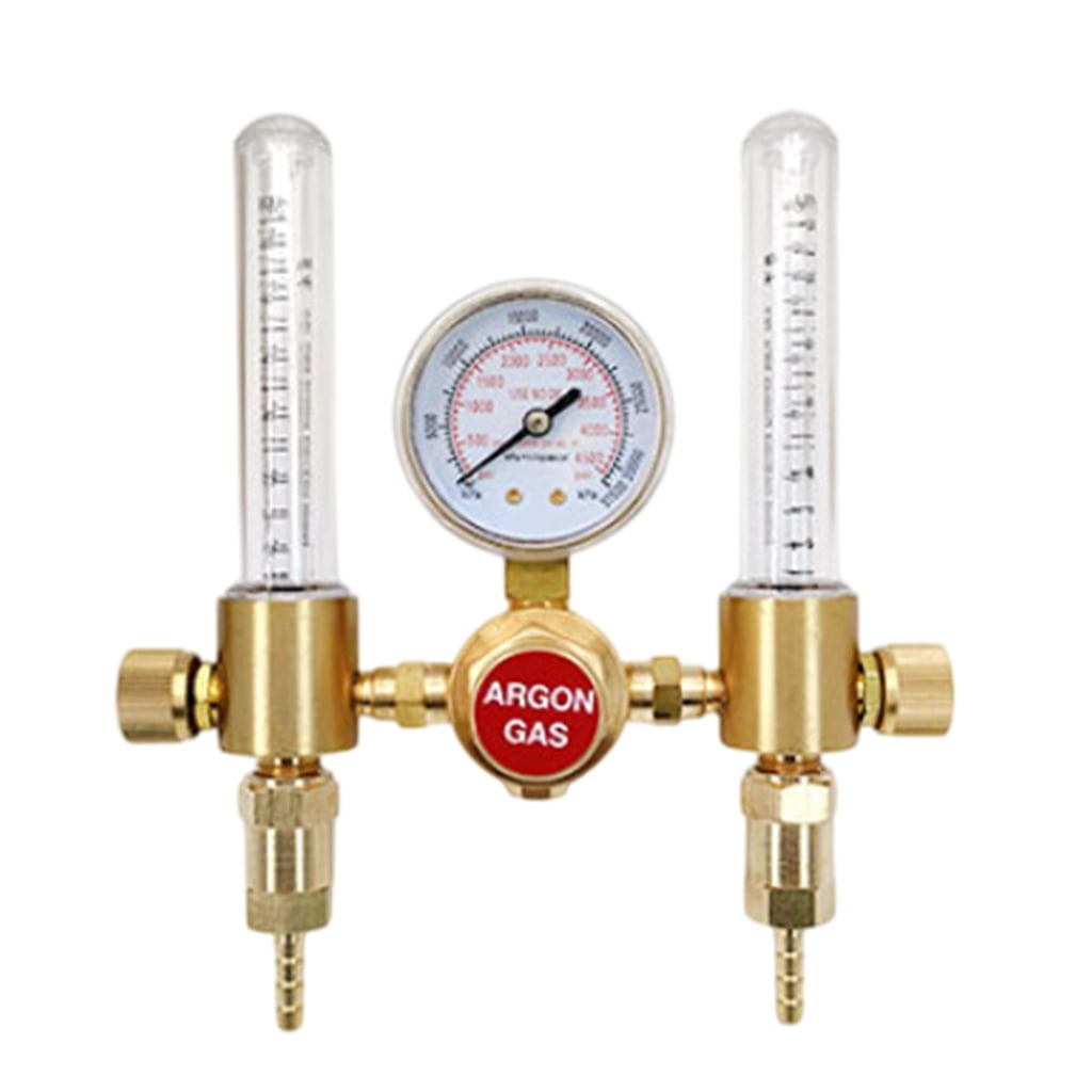 Sinyiin Industrial Argon Gas Double Tube Pressure Meter with Large Face ...