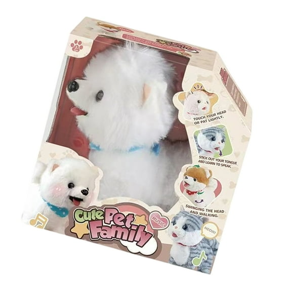 Sinyiin Interactive Plush Electric Animal Toy Realistic Sound Robot ...