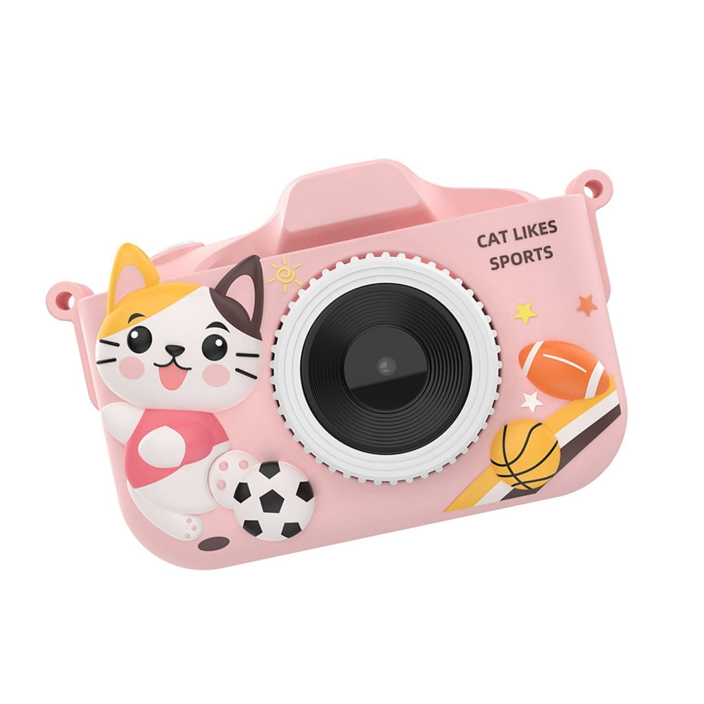 Sinyiin Kids Digital Camera Double Lens 48MP Video Recorder Built in ...