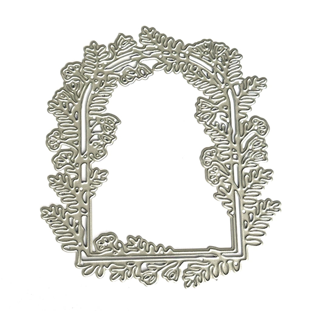 Sinyiin Leaf Frame Die Cut Stencils Scrapbooking Embossing Paper Dies ...