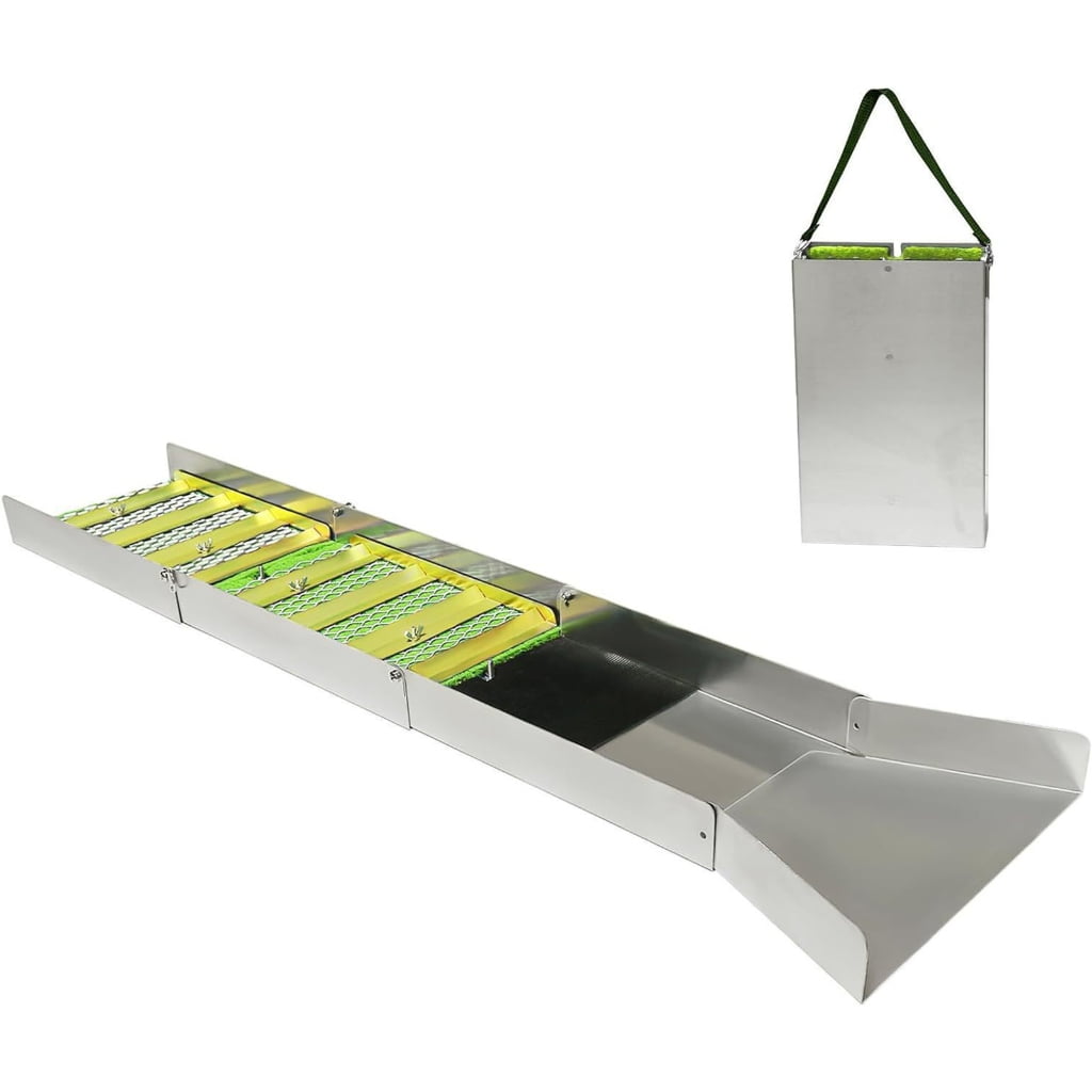 Sinyiin Manual Gold Mining Sluice Box Efficient Gravities Separation ...