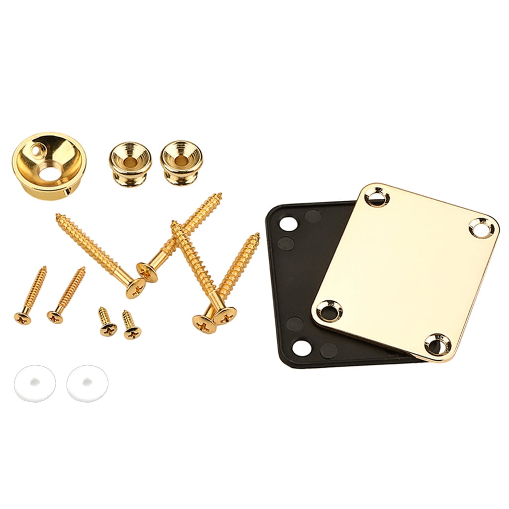 Sinyiin Metal Reinforcement Plates Strap Buttons Durability Guitar ...