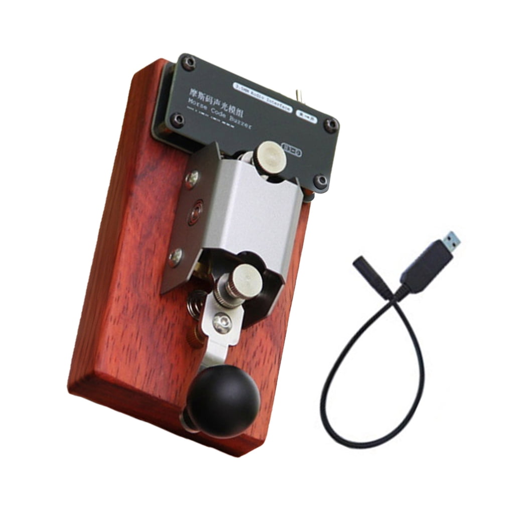 Sinyiin Morse Code Telegraph Key With Integrated Sound & Light Module ...