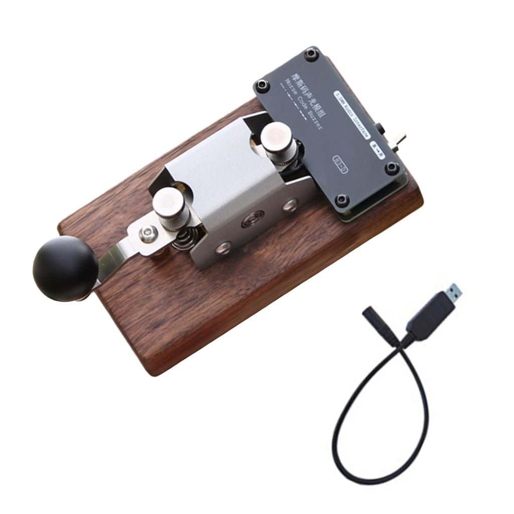 Sinyiin Morse Code Telegraph Key With Integrated Sound & Light Module ...