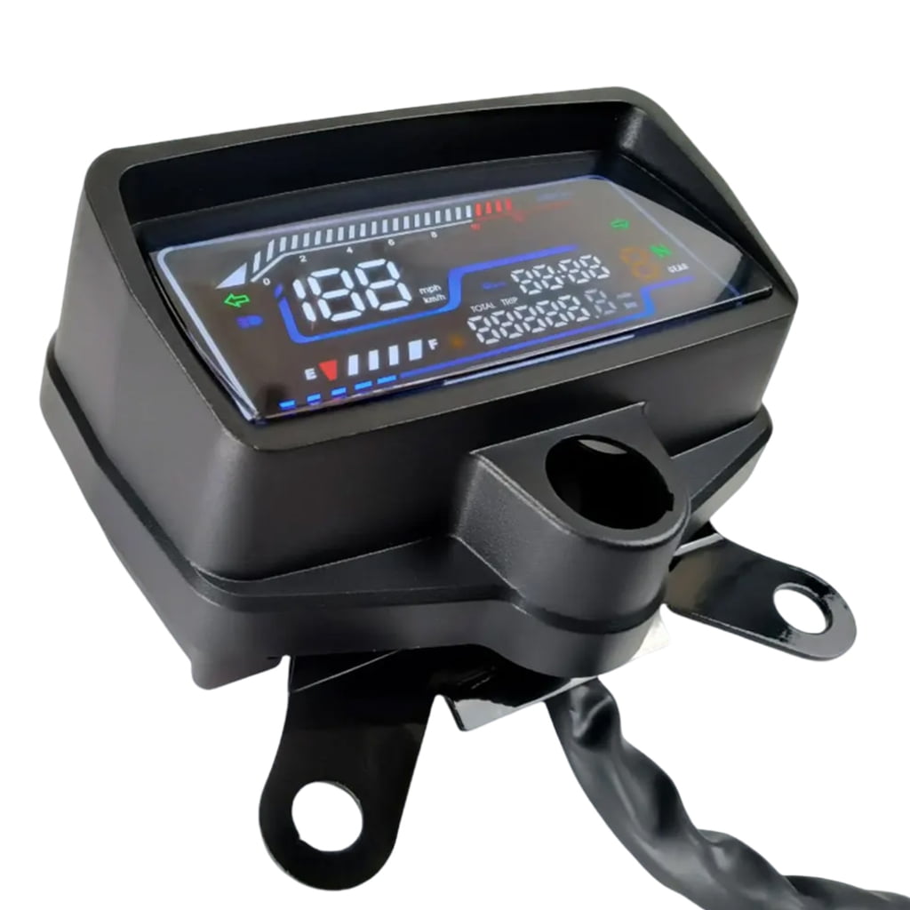 Sinyiin Multifunctional LED Tachometer Digital Motorcycle Dashboard ...