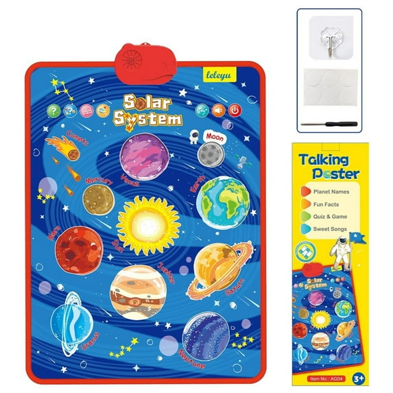 Sinyiin Multisensory English Vocabulary Poster for Preschoolers Visual ...