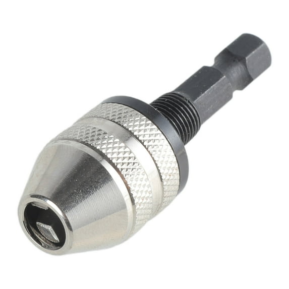 Sinyiin New 6mm 1/4" Keyless Drill Bit Chuck Hex Shank Quick Change ...