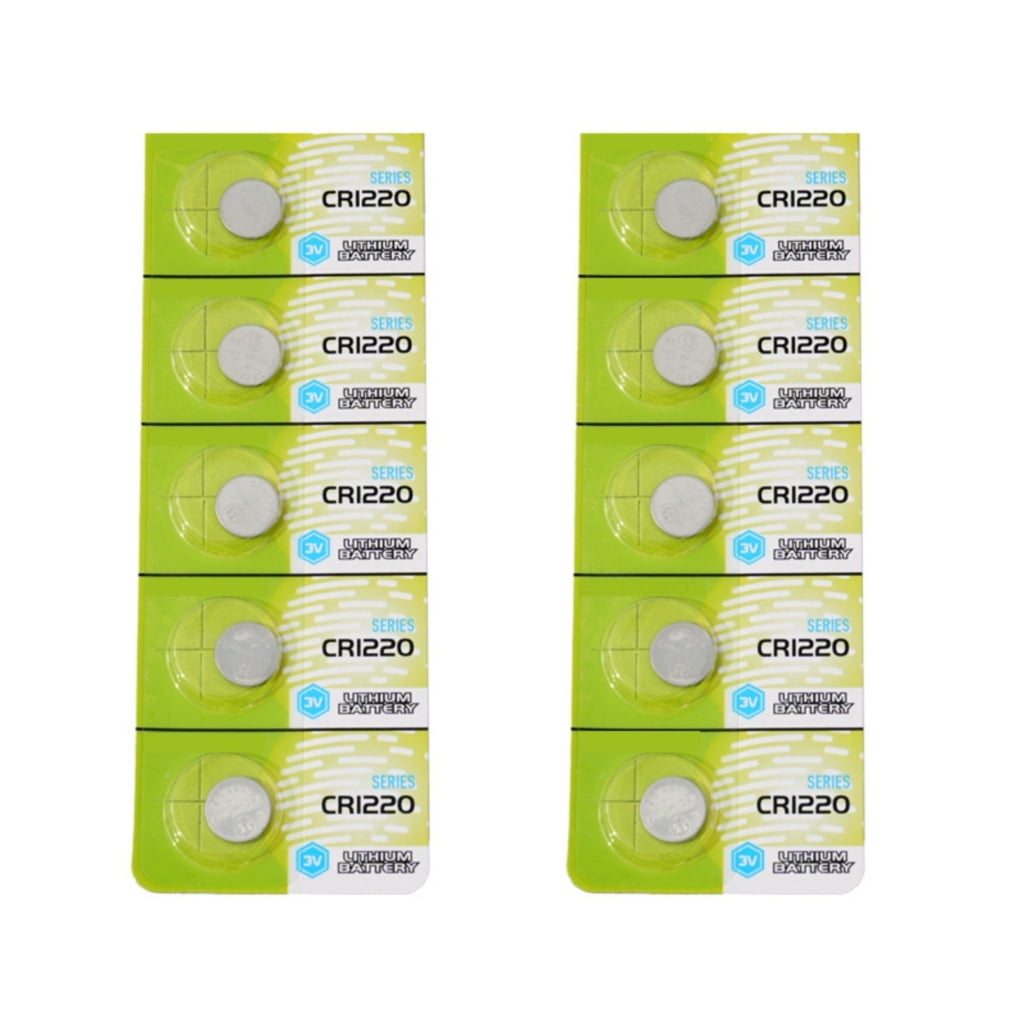 Sinyiin Pack Of 5/10 CR1220 Coin Cell Batteries 3V CR1220 Lithium Battery For Toy,Calculators ...