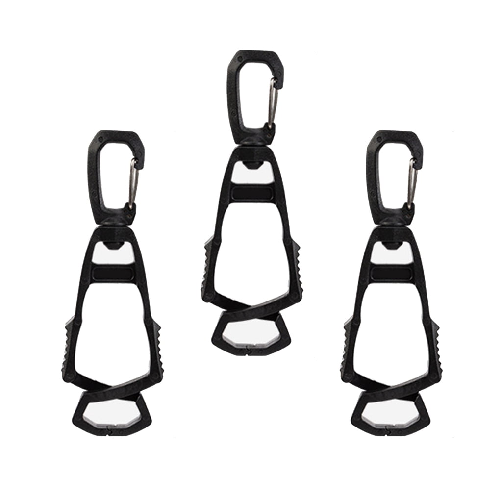 Sinyiin Pack of 3 Plastic Glove Grabber Clip Interlocking Design for ...