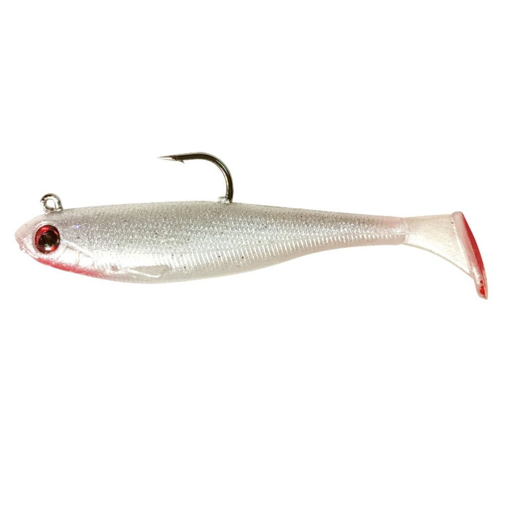 Sinyiin Paddle Tail Fishing Lure Artificial Saltwater Sinking Baits for ...