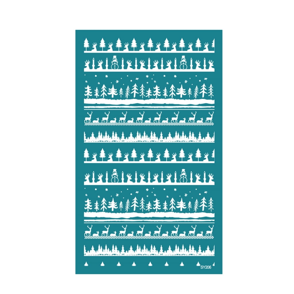 Sinyiin Paper Template Set for Creating Customes Christmas Earrings and ...